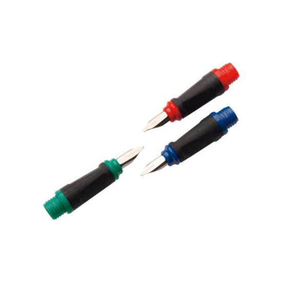 Greenfield Calligraphy Pen Nib Set of 3 - Small, Medium, Wide — Mercurius