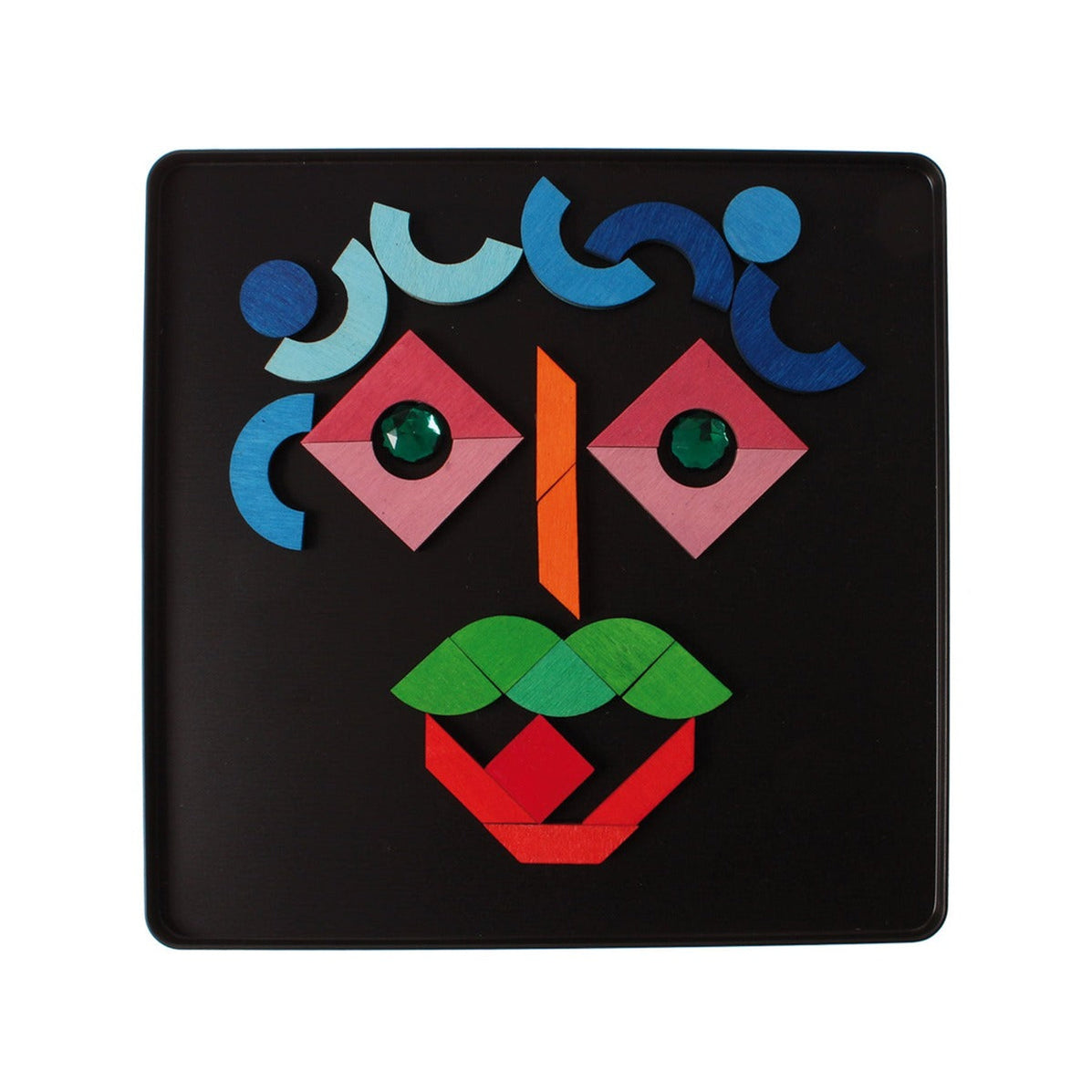 Grimm's Magnet Puzzle Sparkling Shapes - Mercurius Australia