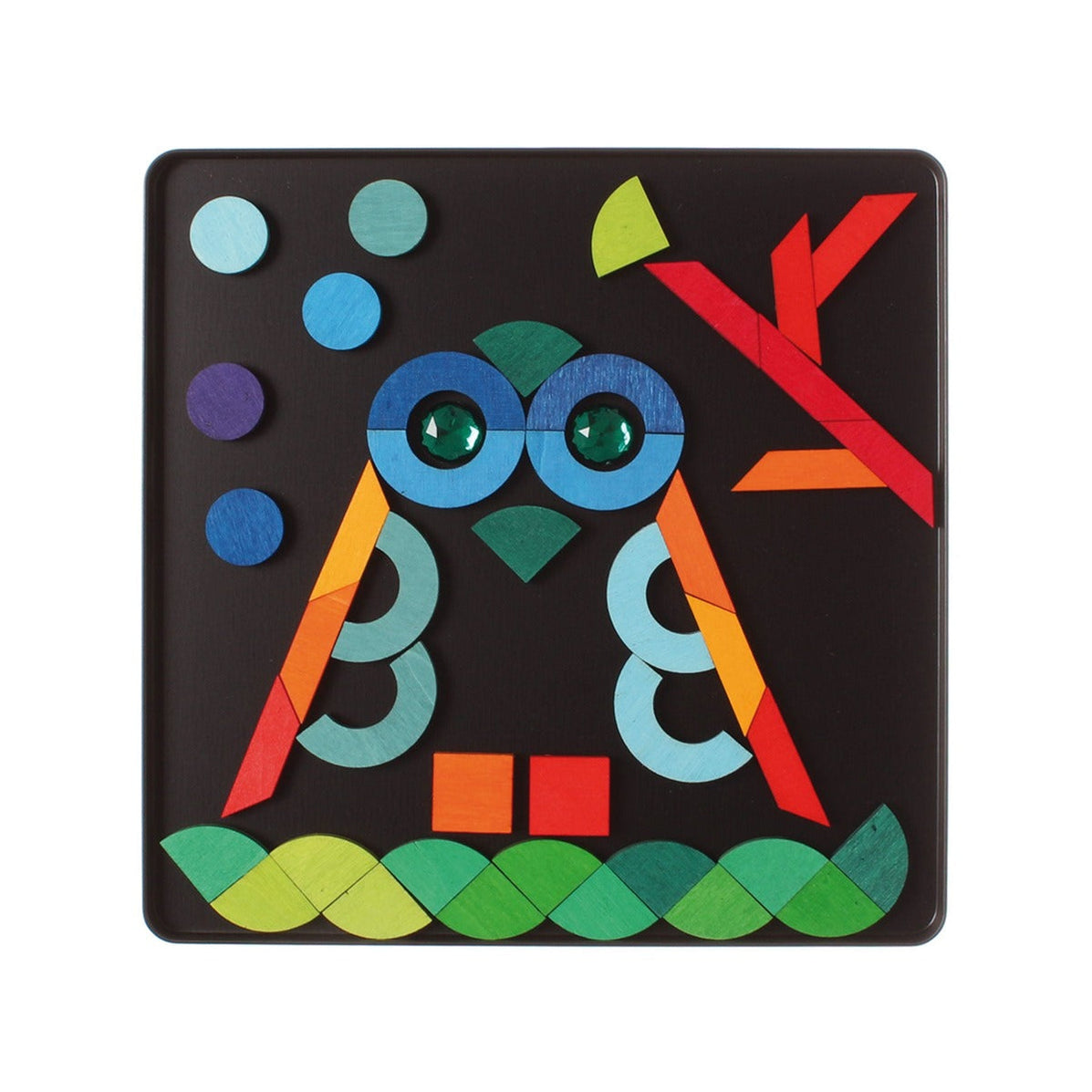 Grimm's Magnet Puzzle Sparkling Shapes - Mercurius Australia