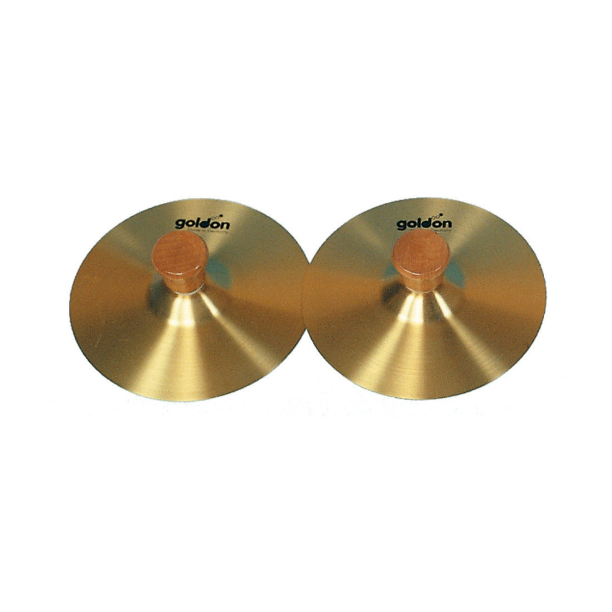 Goldon Cymbals Brass 15cm with Wooden Handles - Mercurius Australia
