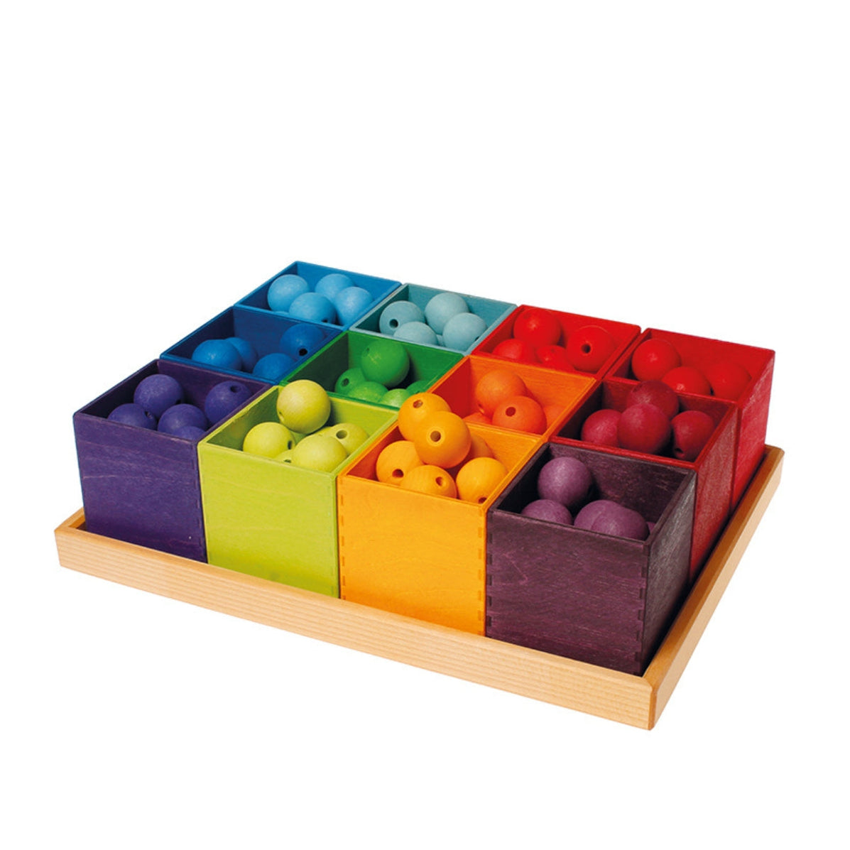 Grimm's Rainbow Sorting Boxes - Mercurius Australia