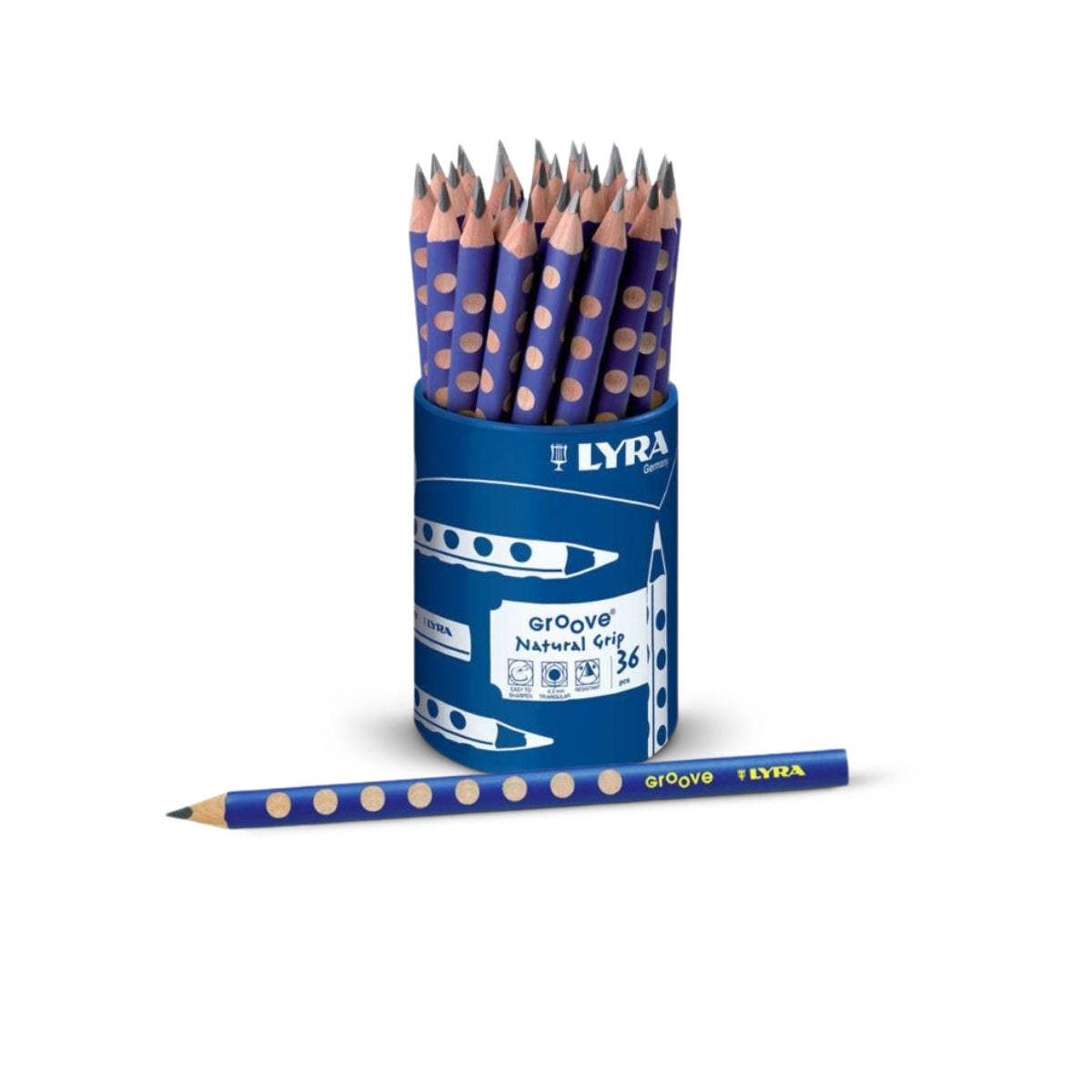 LYRA Groove Graphite Pencil Pack of 12 1870101 in Australia — Mercurius