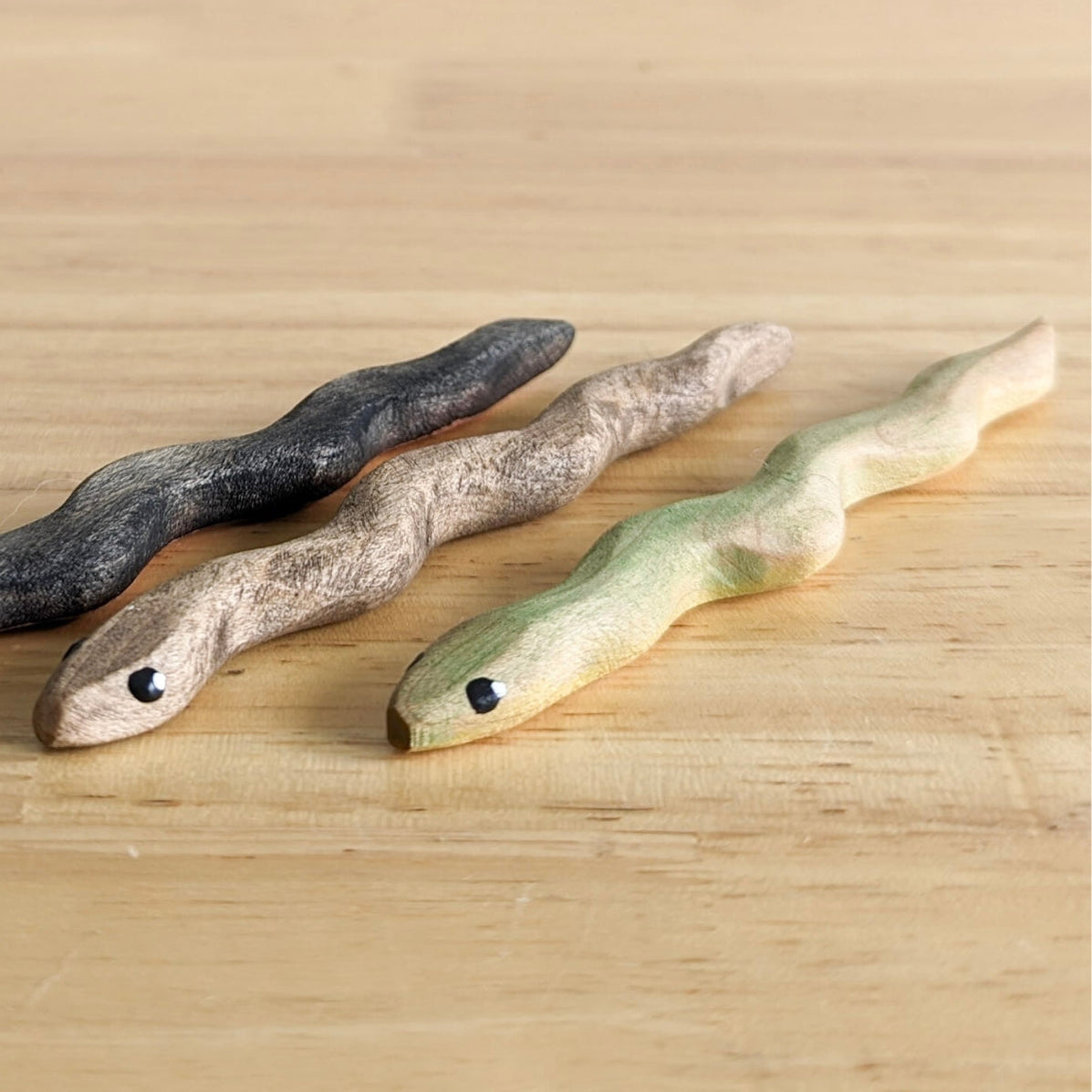 NOM Handcrafted Wooden Toy Snake - Mercurius Australia