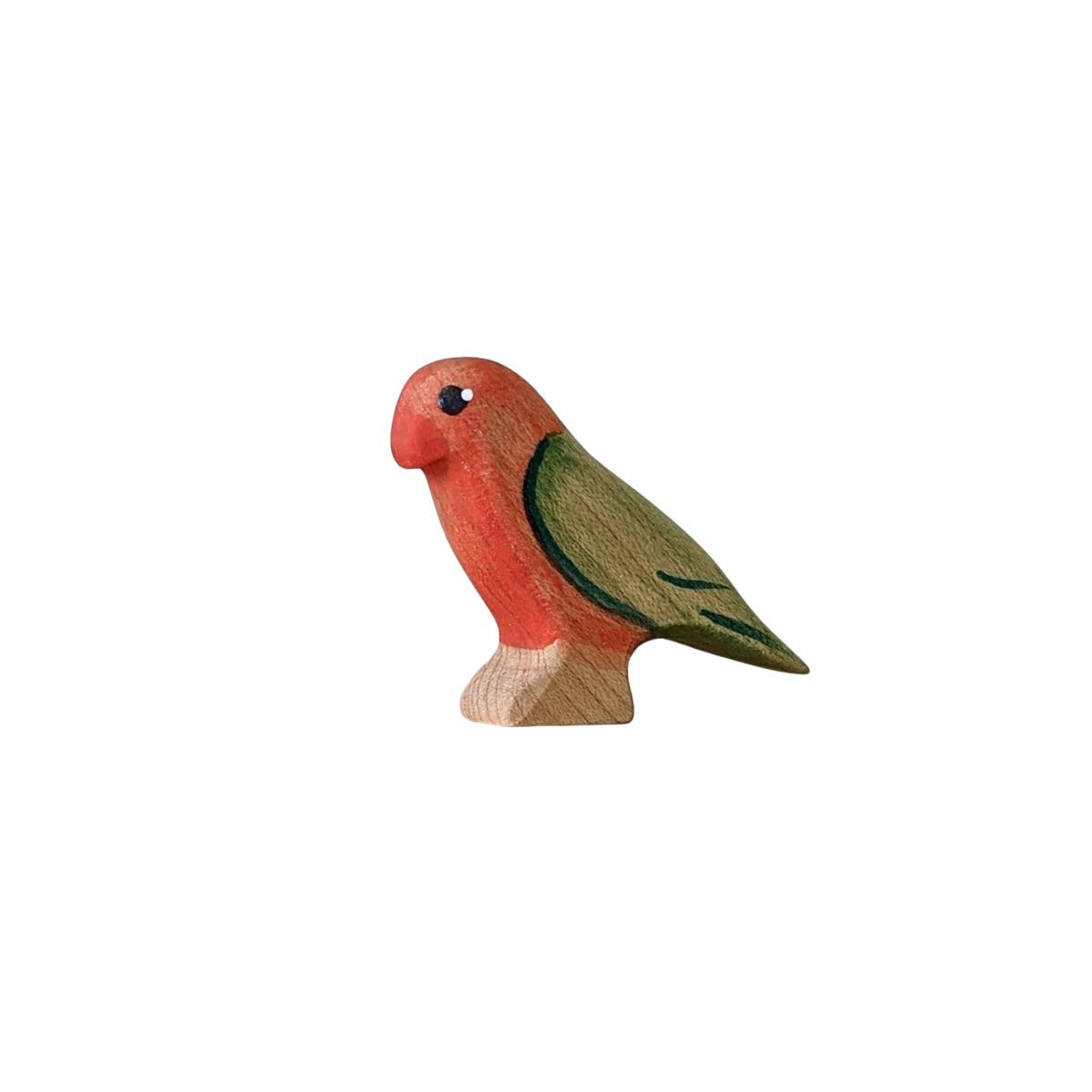 NOM Handcrafted Wooden Toy Parrot - Mercurius Australia