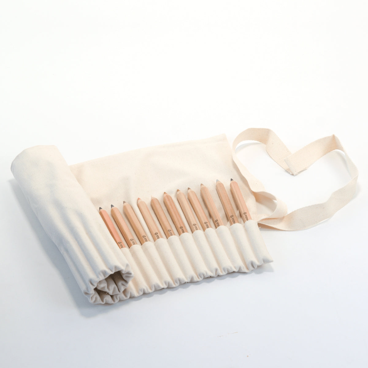 Pencil Roll for 24 Thick Pencils - Australian Made, Roll Only — Mercurius