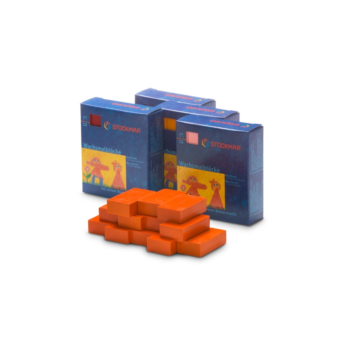 STOCKMAR Wax Crayons 12 Blocks Single Colour in Australia — Mercurius